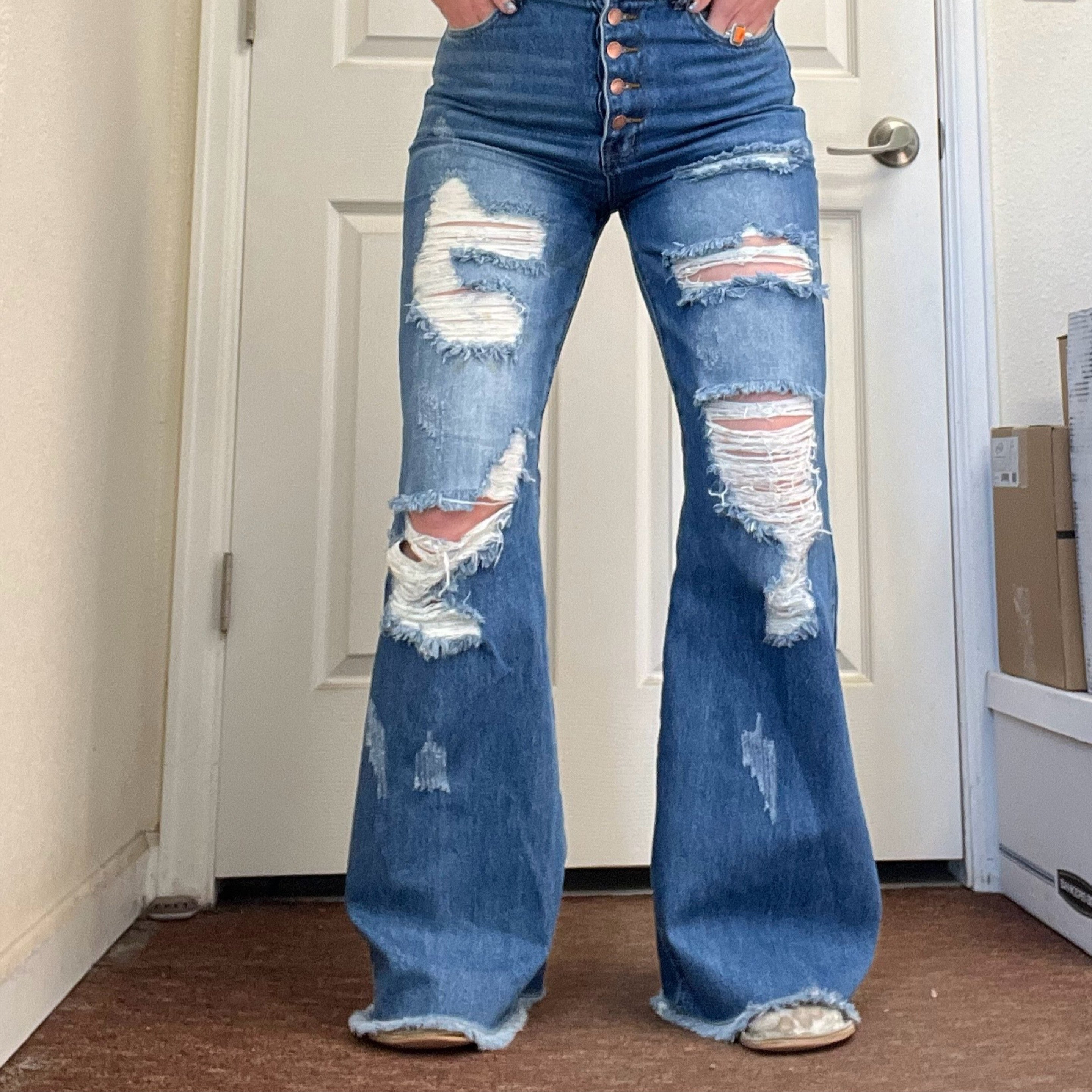 Everly Wide Leg Jeans | Wild J Trading